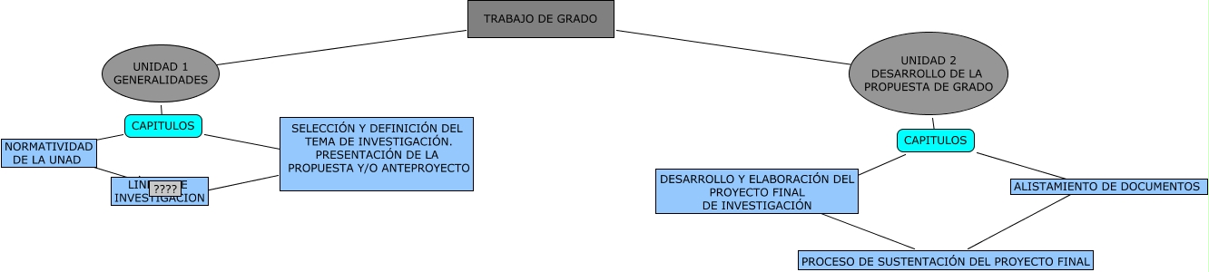 DIAGRAMA DE FLUJO DE TRABAJO DE GRADO